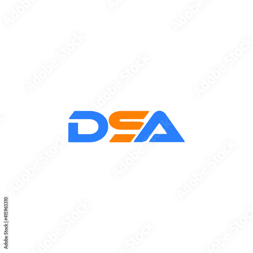 DSA LOGO, DSA ICON, DSA VECTOR, DSA LETTER, DSA MINIMALIST, DSA FLAT ...