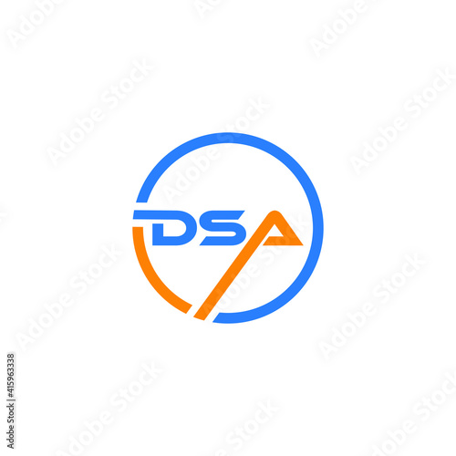 DSA LOGO, DSA ICON, DSA VECTOR, DSA LETTER, DSA MINIMALIST, DSA FLAT ...