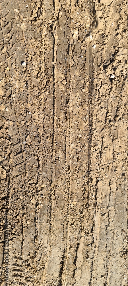 Stock-Foto „Dry mud, Terra ground, Broken Ground, Texure, Material ...