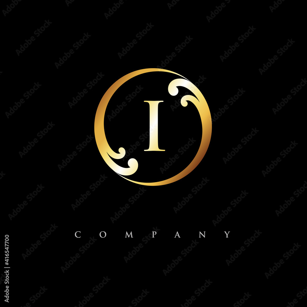 initial I logo design vector Stock Vector | Adobe Stock