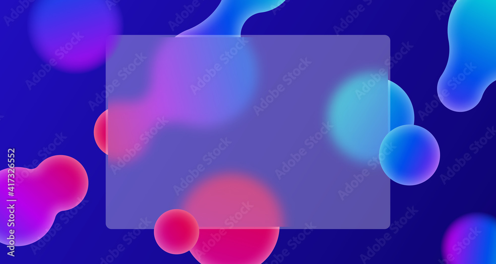 Vector de Stock Beautiful abstract blue background with gradient ...