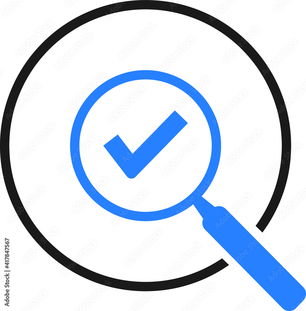 simple thin line round assessment logo. linear flat modern logotype ...