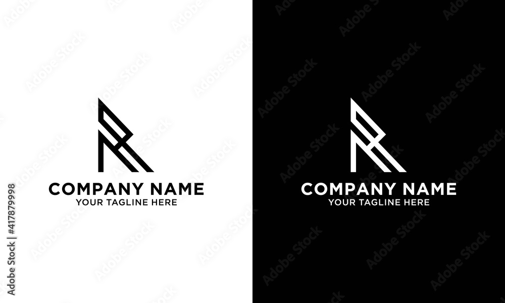 Letter R logo design inspiration Stock Vector | Adobe Stock