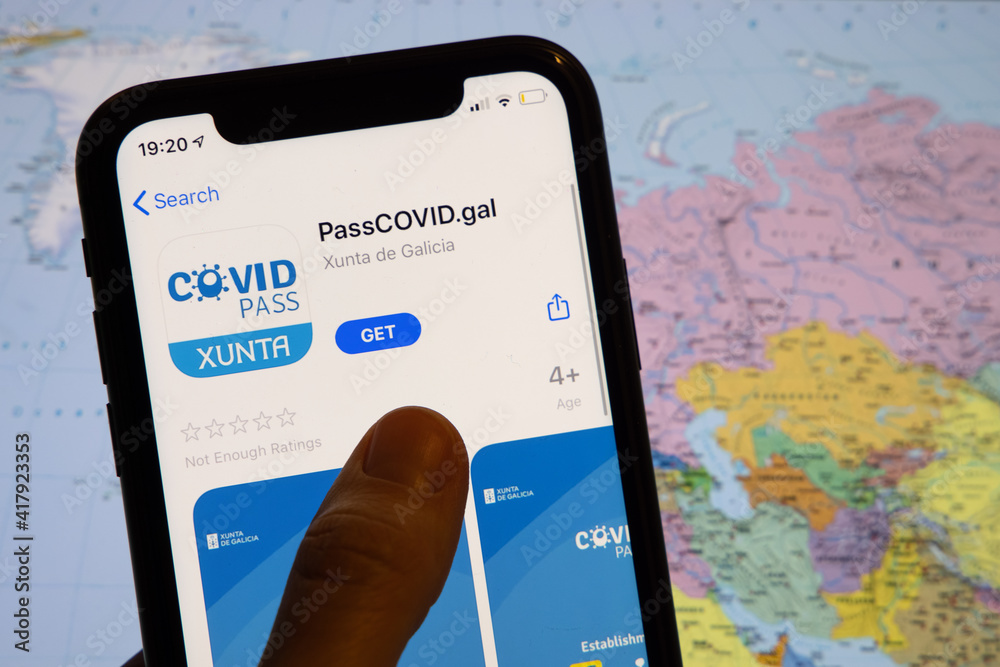 Foto de Stock Vaccination, disease immunity passport, health and surveillance concepts ...