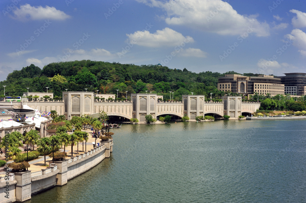 Putra Bridge is the main bridge in Putrajaya, Malaysia. It is inspired ...