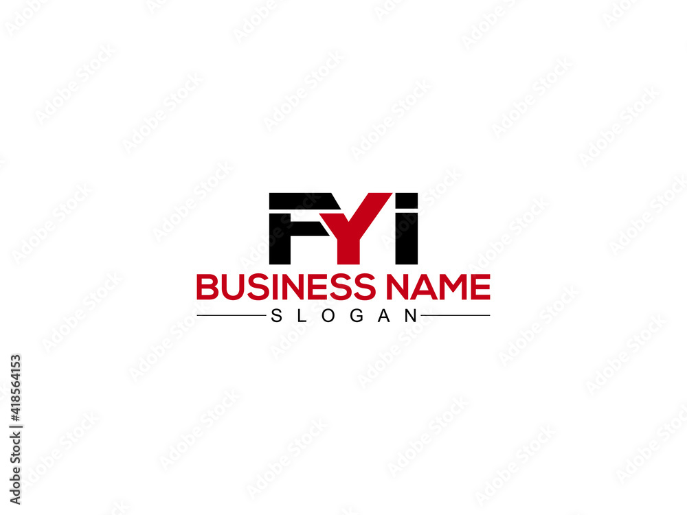 Vector de Stock FYI Letter and templates design For Your Business ...