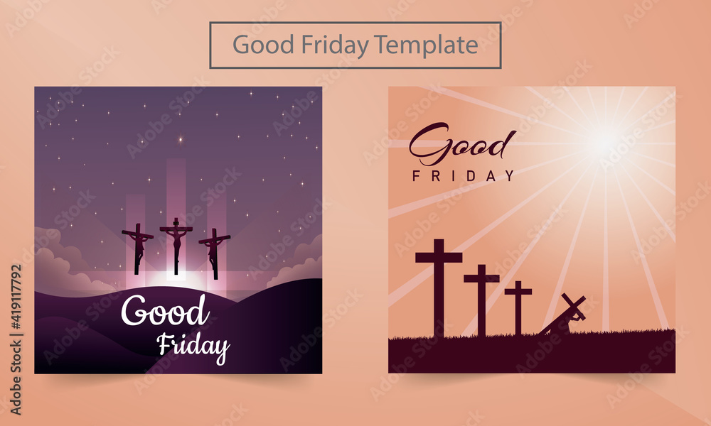 Holy Week, Good Friday concepts. Modern calligraphy. Good Friday ...