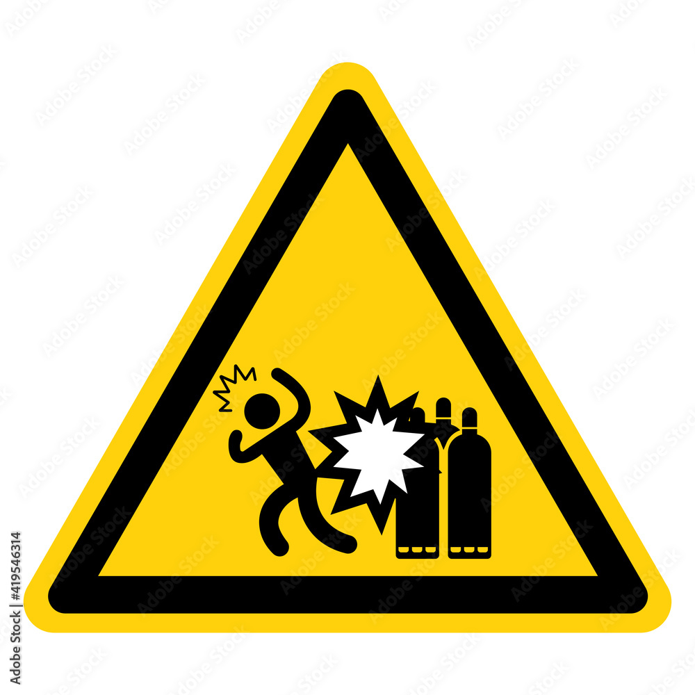 Servicing While Pressurized Can Cause Severe Injury Lock Out Sourced ...