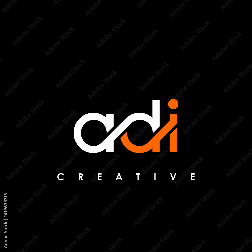 Adi Logo ADI Letter Initial Logo Design Template Vector Illustration