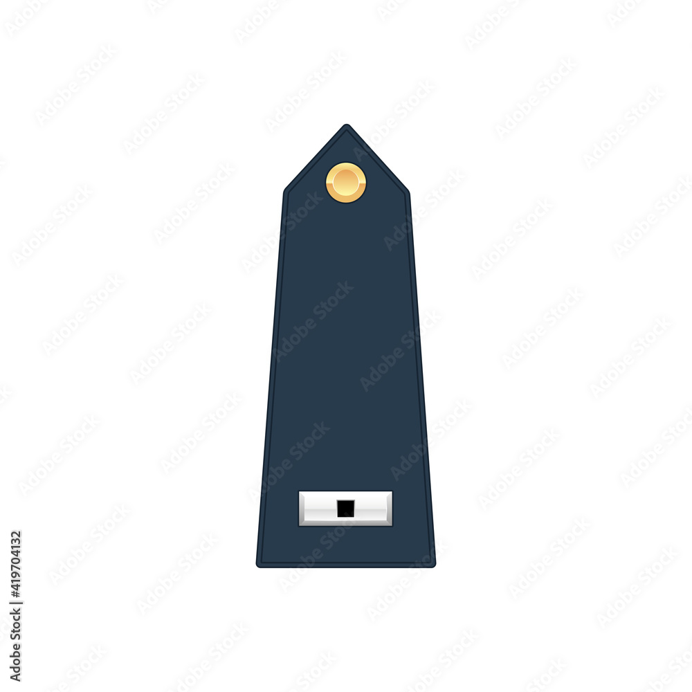 Warrant officer 1 WO1 rank in armed forces isolated military stripe ...