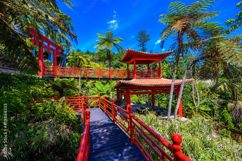 Monte Palace - Tropical Garden with Waterfalls, Lakes and traditional ...