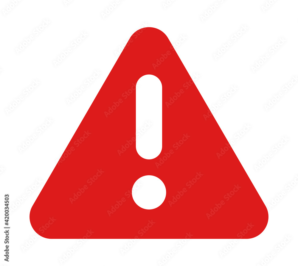 Caution alarm set, danger sign collection, attention vector icon ...