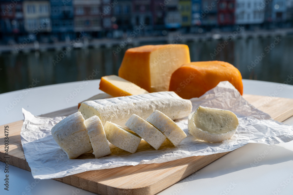Cheese collection, Belgian abbey cheeses made with brown trappist beer ...