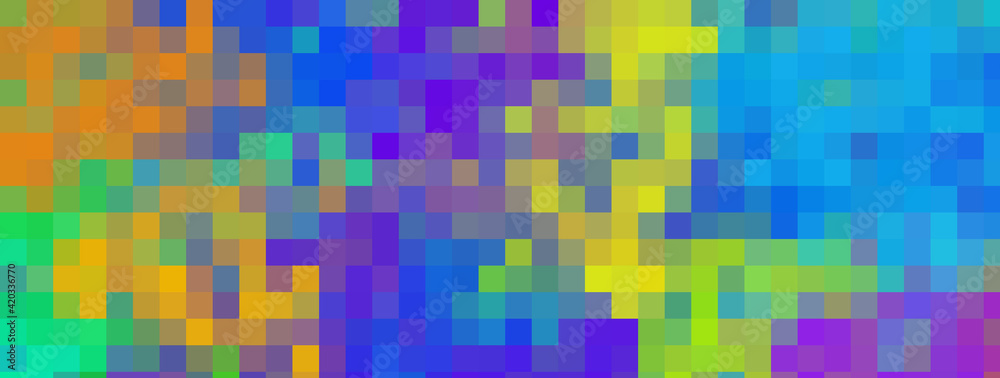 abstract tessellation puzzles pixel pixels mosaic image illustration ...