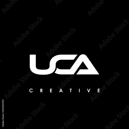 UCA Letter Initial Logo Design Template Vector Illustration Stock ...