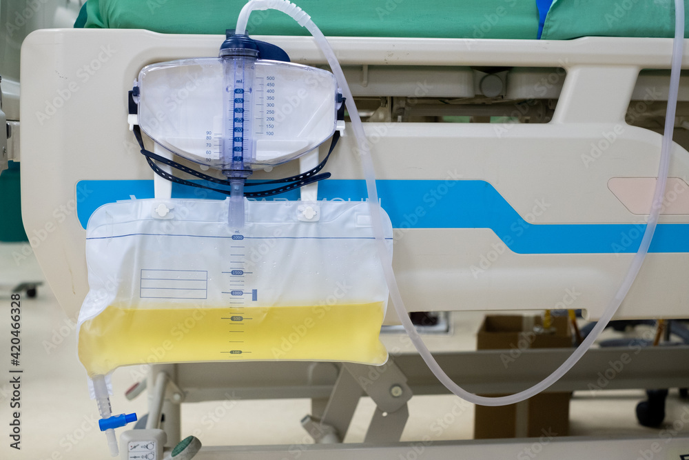 Urine bag medical treatment drainage bladder rubber flexible body ...