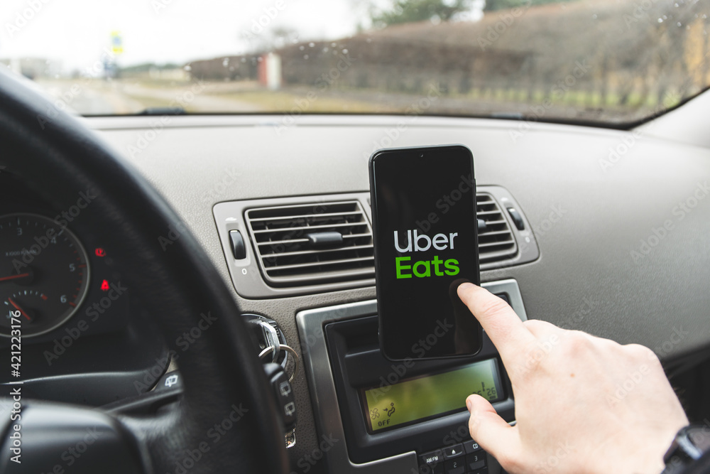 Uber eat app. Uber also offers taxi cab, food delivery, and transportation network service ...