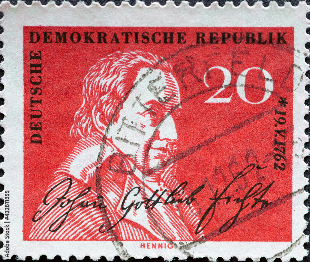 GERMANY, DDR - CIRCA 1962 : a postage stamp from Germany, GDR showing a ...