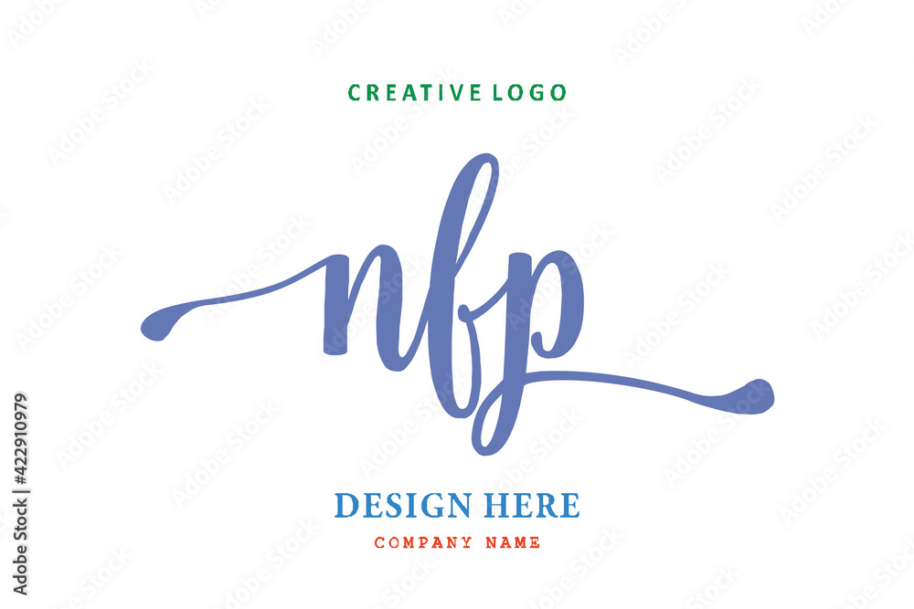 NFP lettering logo is simple, easy to understand and authoritative ...