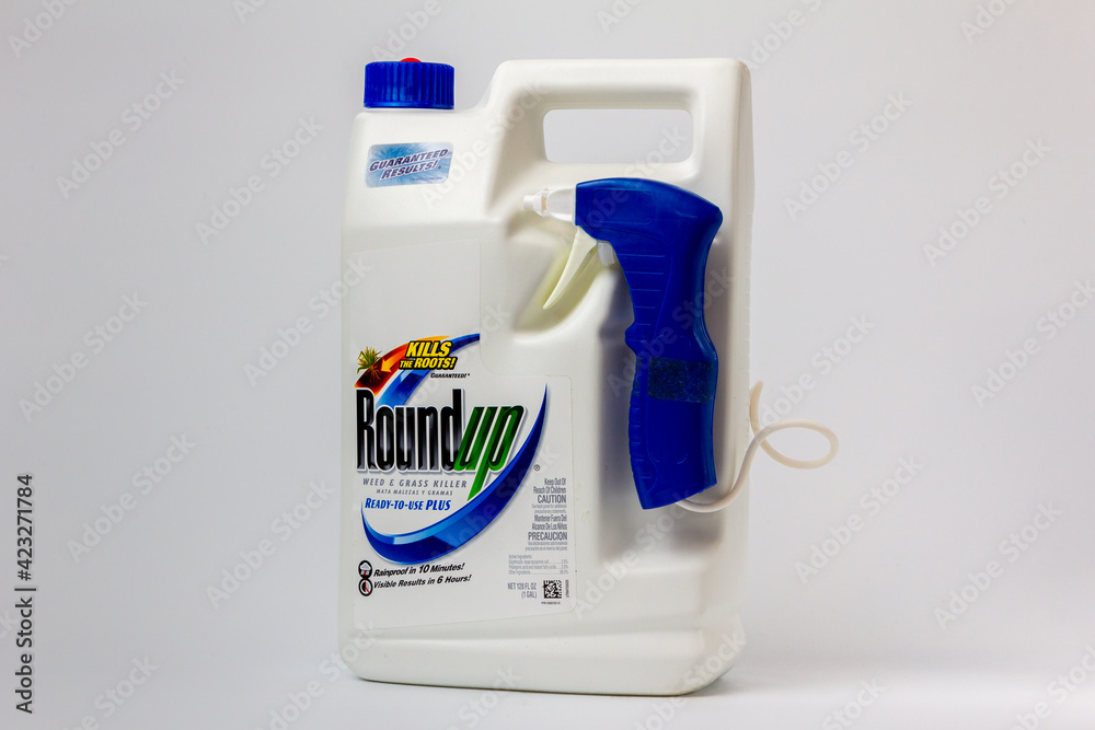 Roundup Herbicide Container and Trademark Logo Stock Photo | Adobe Stock