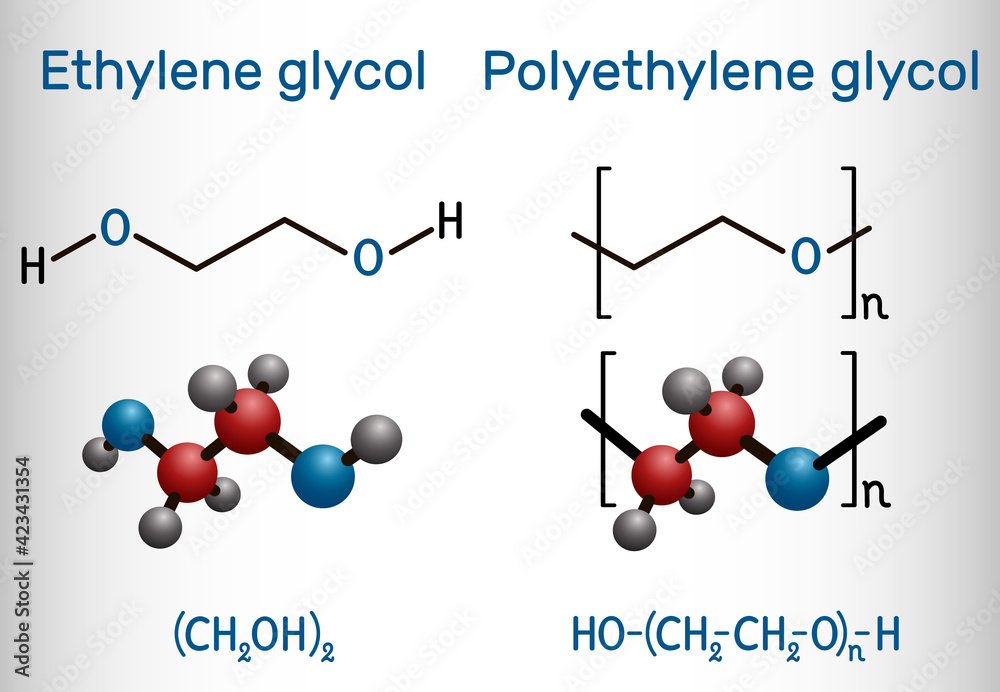 Polyethylene glycol (PEG, polyethylene oxide, PEO, polyoxyethylene, POE ...