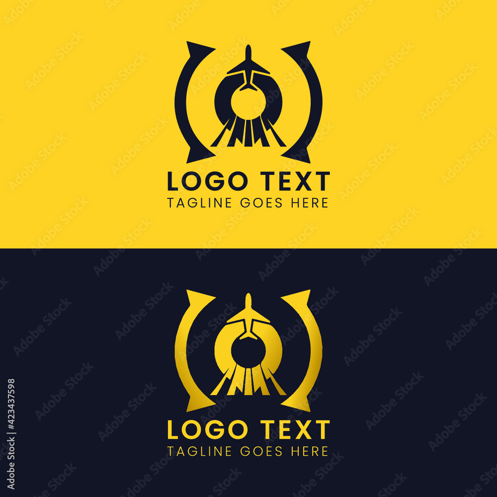 Airline logo pack free vector Stock Vector | Adobe Stock