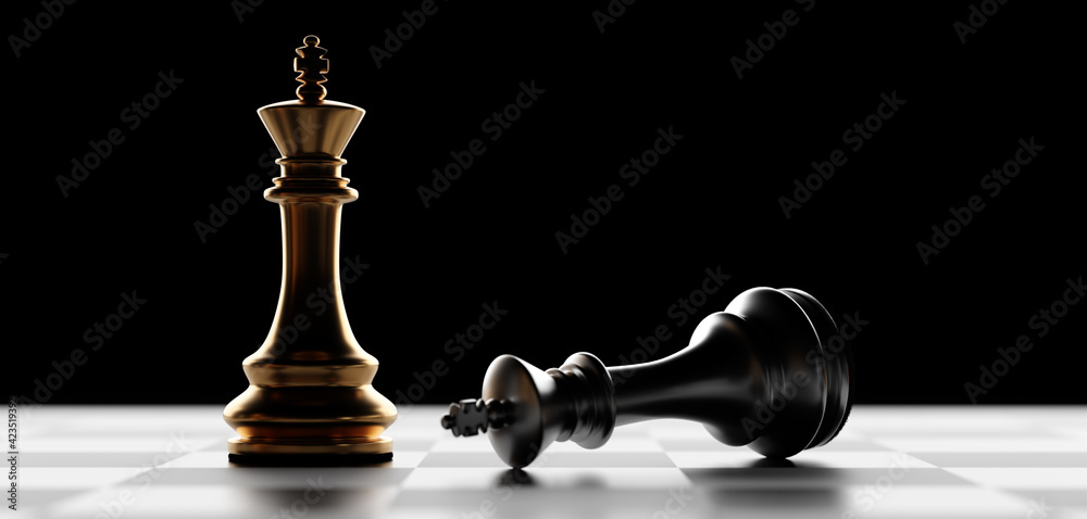 Chess game win and lose Stock Photo | Adobe Stock