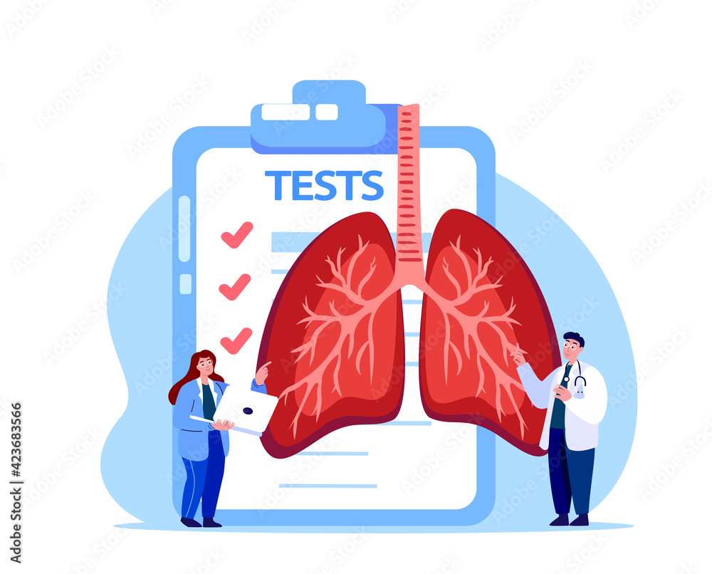 Pulmonologist Virologist Scientist Doctor Examine Tests,Analysis ...