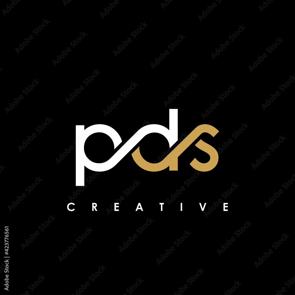 PDS Letter Initial Logo Design Template Vector Illustration Stock ...