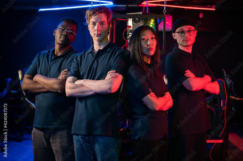 To represent the teams at the grand esports tournament, multinational ...