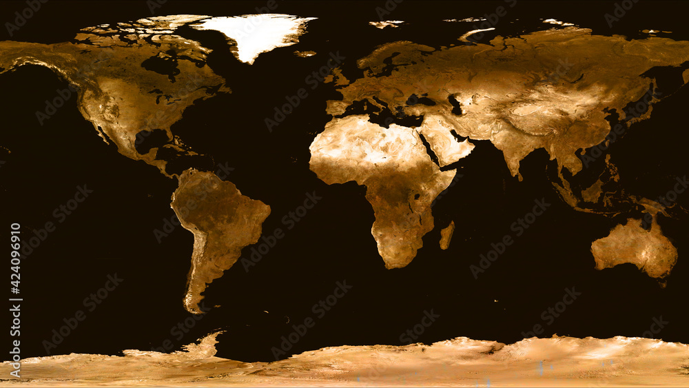 world map made by gold hard wood texture surface Stock Photo | Adobe Stock