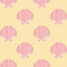 Repeat Pattern Of Pink Shell Free Stock Photo - Public Domain Pictures