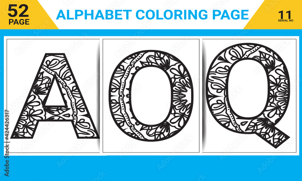 alphabet coloring page for kids pre schoolers child practice work sheet ...