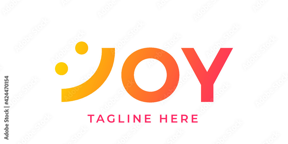 Image vectorielle Stock Joy logo | Adobe Stock