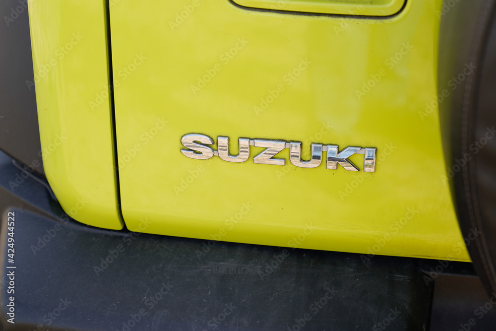 Suzuki car logo text and sign brand Japanese multinational corporation ...