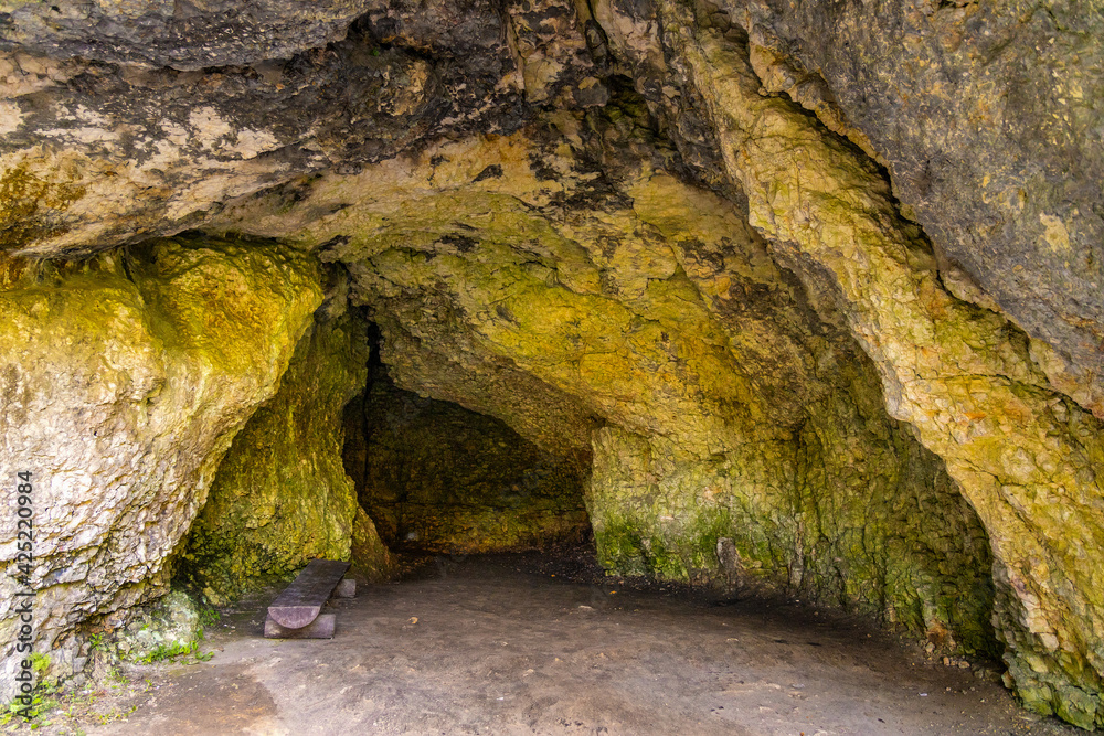 Cow cave - jaskinia Krowia - natural open shelter in limestone rock ...