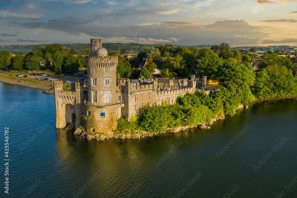 Blackrock Castle Observatory Cork Ireland old Irish touristic landmark ...