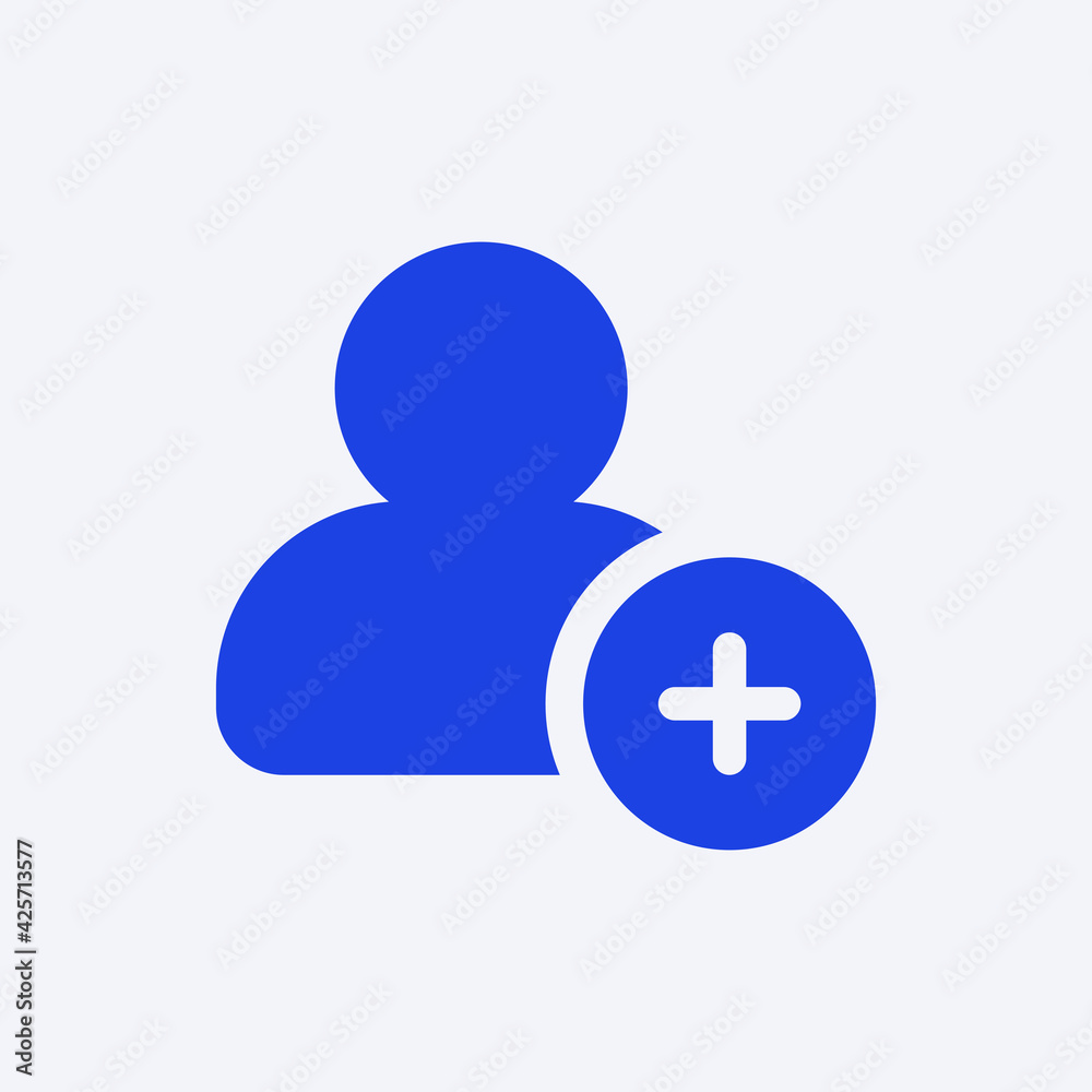Blue Add Icon