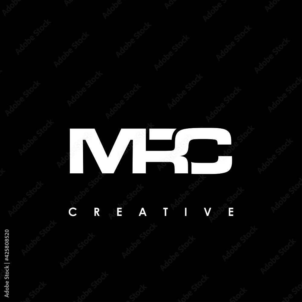 MRC Letter Initial Logo Design Template Vector Illustration Stock ...