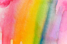 Watercolor Rainbow Wash Free Stock Photo - Public Domain Pictures
