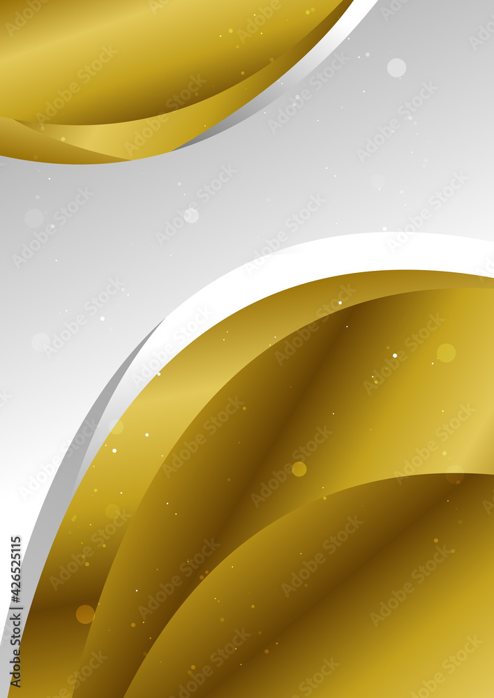 Gold Background Design Template Stock Vector | Adobe Stock