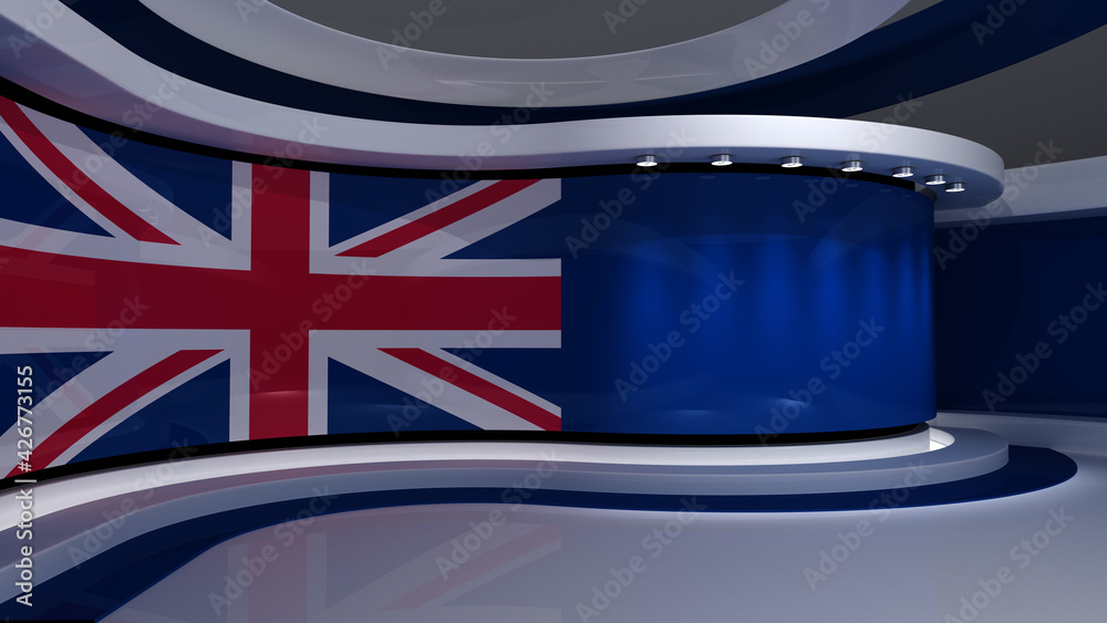 United Kingdom. Great Britain. British flag studio. UK flag background ...
