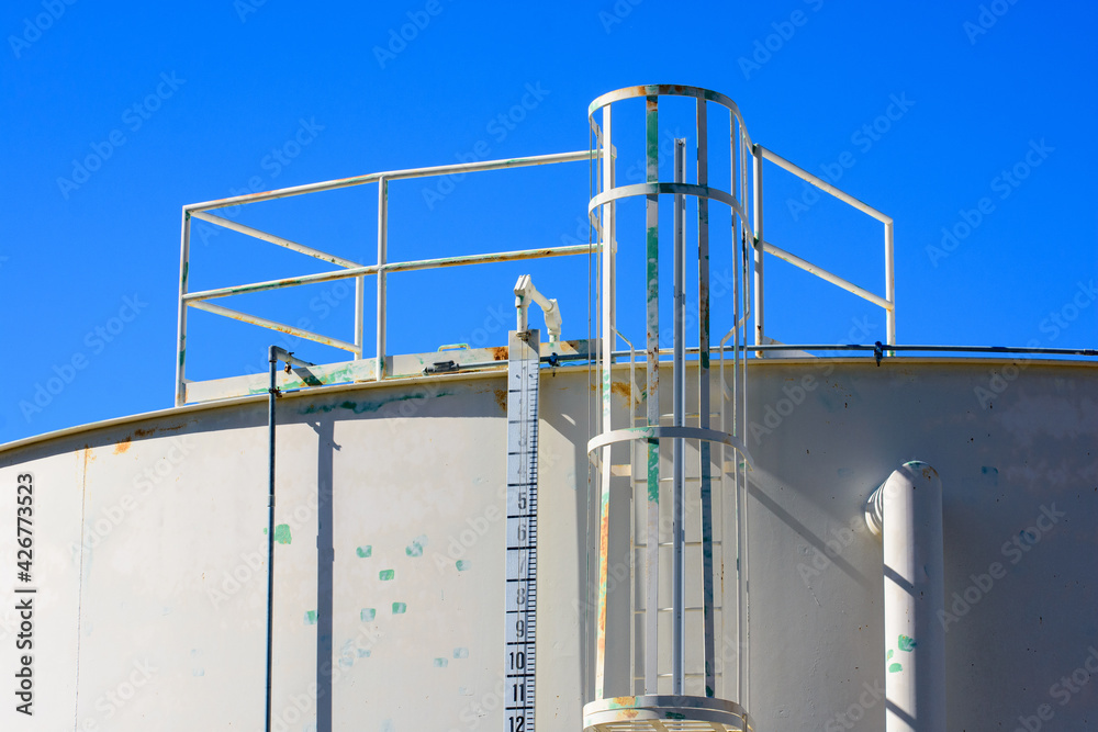 Details of large capacity steel water storage tank with liquid level ...