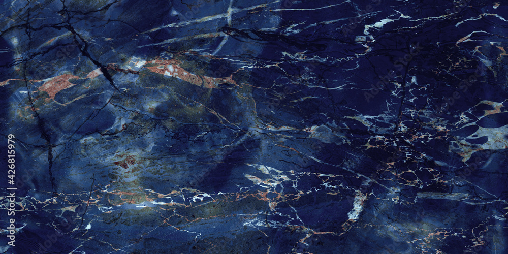 Blue marble texture background, natural breccia marbel tiles for ...