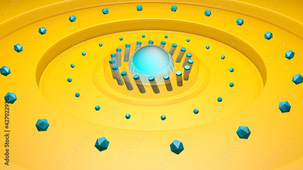 Diseño abstracto de figuras geométricas. Fondo poli sci fi ...