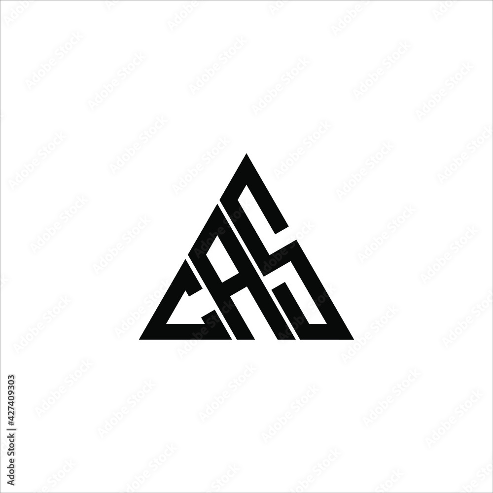 C A S letter logo creative design. CAS icon Stock Vector | Adobe Stock