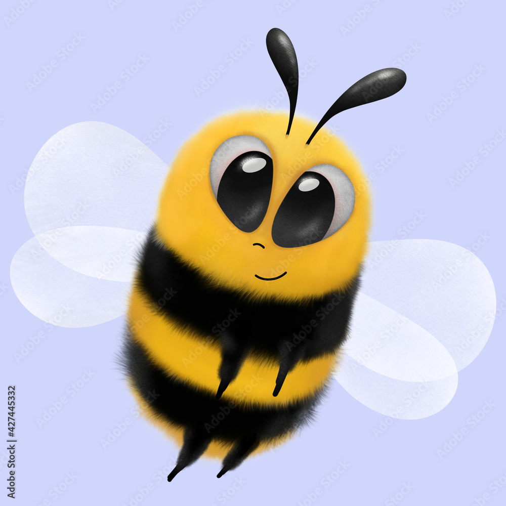 Cute bee clipart, bees illustration, bug, png clip art, digital summer ...