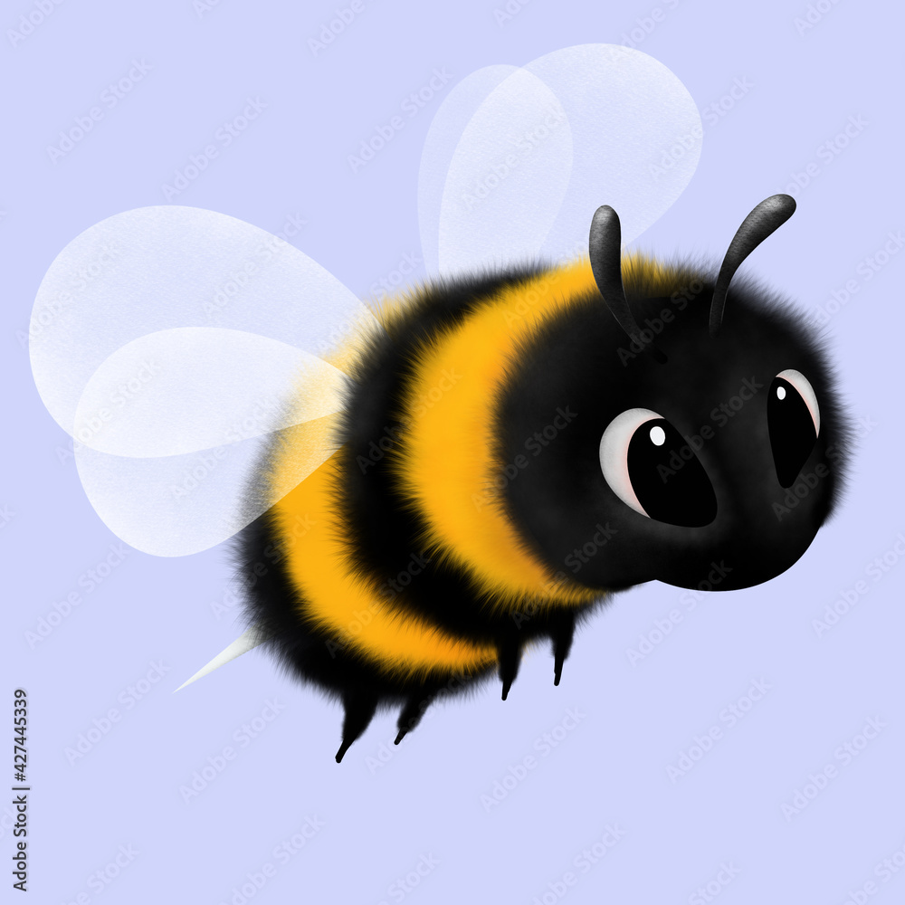 Cute bee clipart, bees illustration, bug, png clip art, digital summer ...