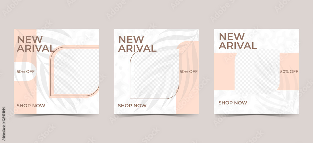 Editable minimal square banner template. social media post and web ...