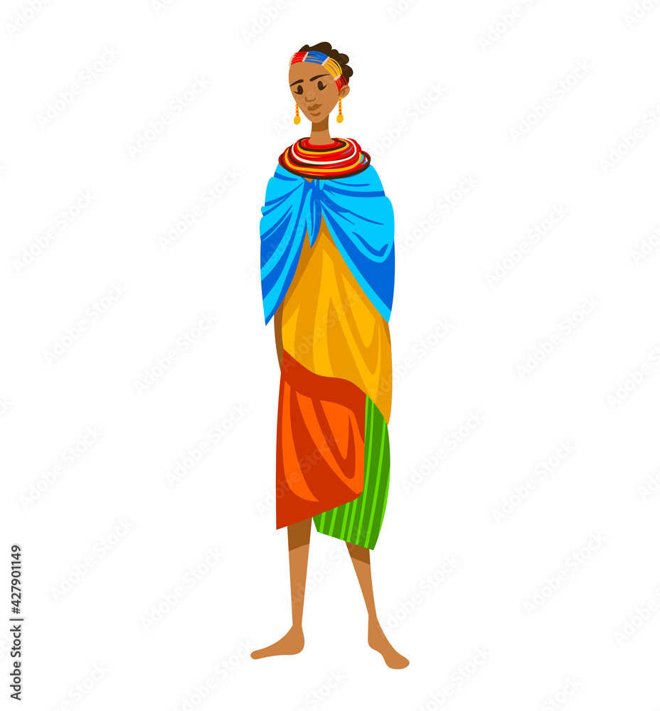 Ethnic africa, tribe traditional aboriginal, girl native culture ...
